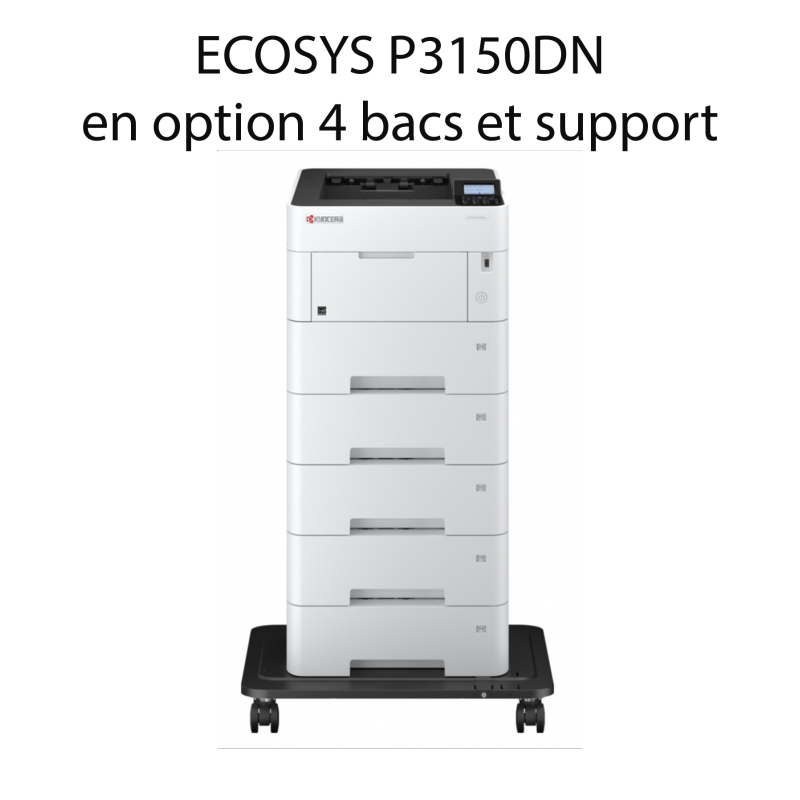 Kyocera - ECOSYS P3150DN, Imprimante noir et blanc, A4, recto verso ...